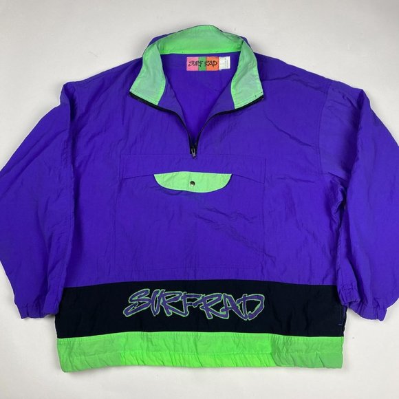 Surf Rad | Jackets & Coats | Vintage 8s 90s Surf Rad Windbreaker Jacket ...